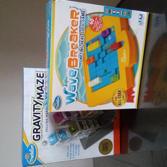 Games | New Thinkfun Logic Game Lot Gravity Maze Wave Breaker | Poshmark